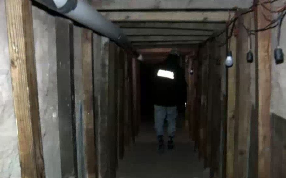 Así luce por dentro el ya famoso “túnel pollero” - El Canal de las ...