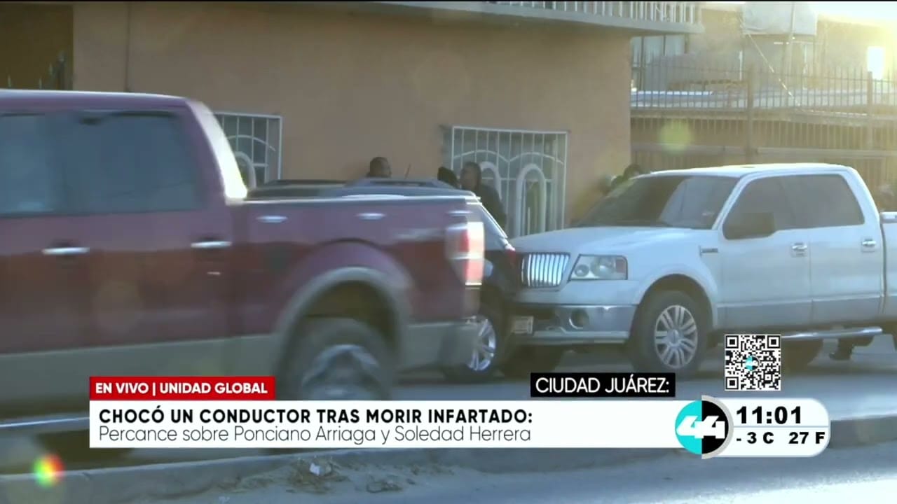 Chocó un conductor tras morir infartado - El Canal de las Noticias Digital