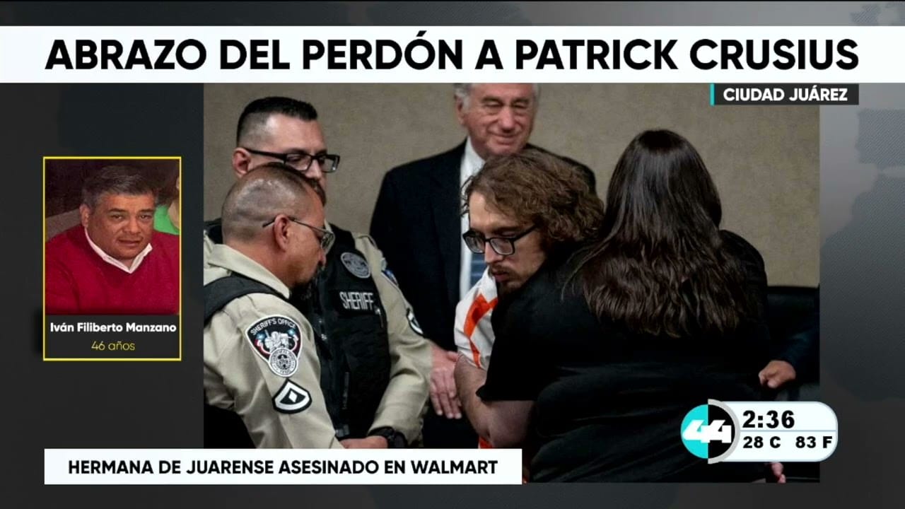 Abrazo del perdón para Patrick Crusius - El Canal de las Noticias Digital